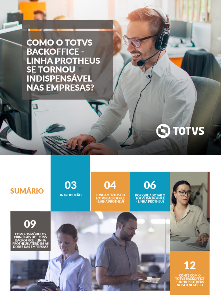 E-Book - ToTVS Backoffice - Linha Protheus | PDF