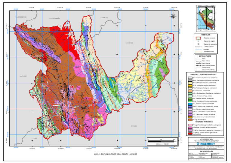 MAPA1-Mapa de Geologico - A2 | PDF