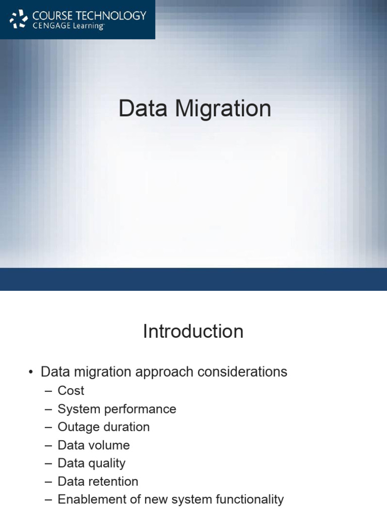 Data Migration | PDF