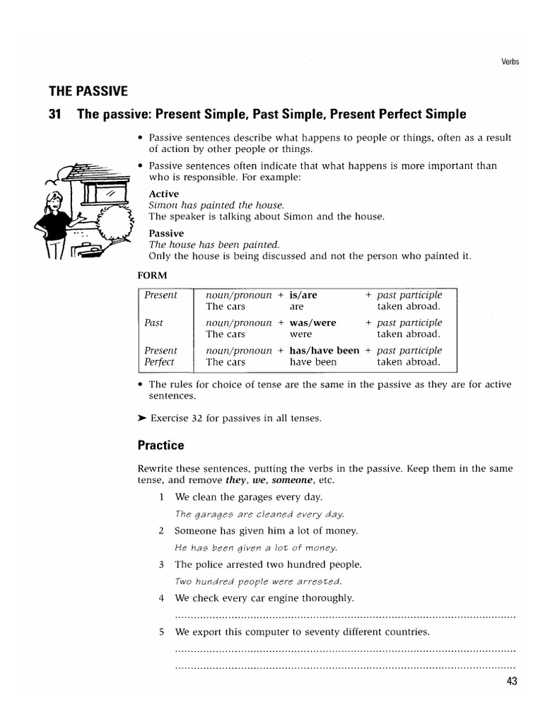 The Passive + Have Something Done (Theory + Exercises) | PDF