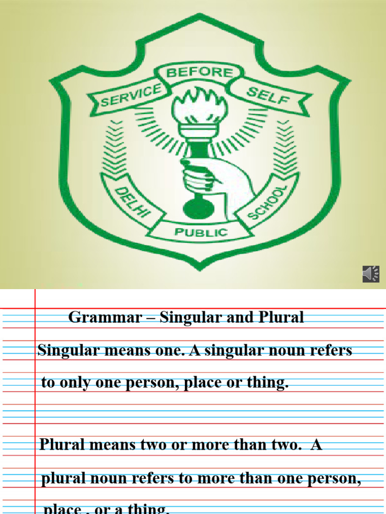 Grade-2 Singular and Plural Notes | PDF