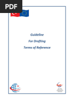 Manual For Preparing Terms of Reference | PDF | Project Management ...