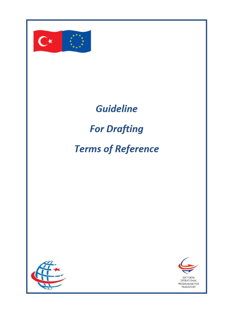 Guideline For Drafting Terms of Reference Tor | PDF