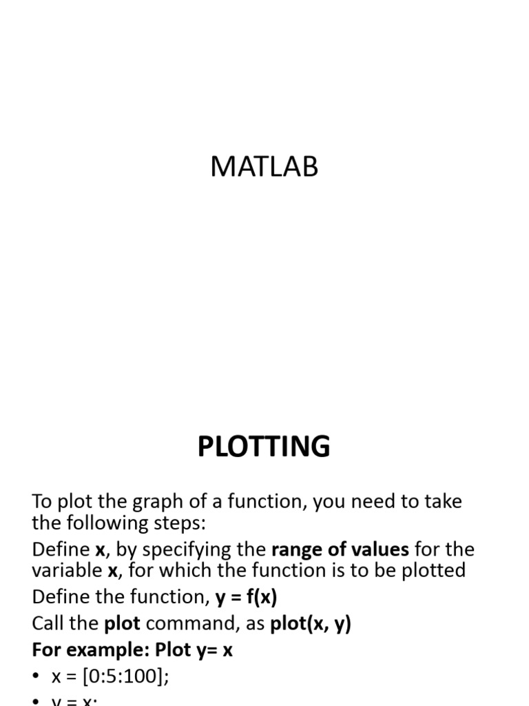 Matlab 6 | PDF | Cartesian Coordinate System | Function (Mathematics) Matlab 6 | PDF | Cartesian Coordinate System | Function (Mathematics)
