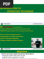 Operation Theater Technician | PDF | Anesthesia | Curriculum