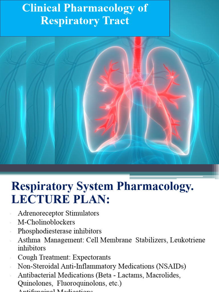 Respiratory Tract Pharmacology | PDF