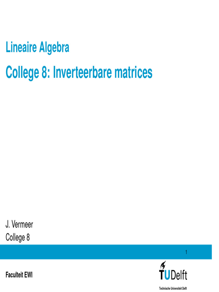 Linalg 9 | PDF
