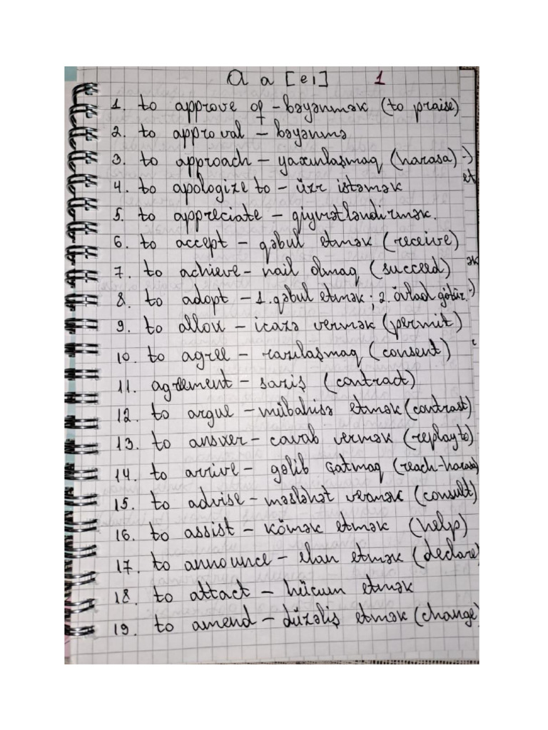 Words List For Irada Teacher | PDF