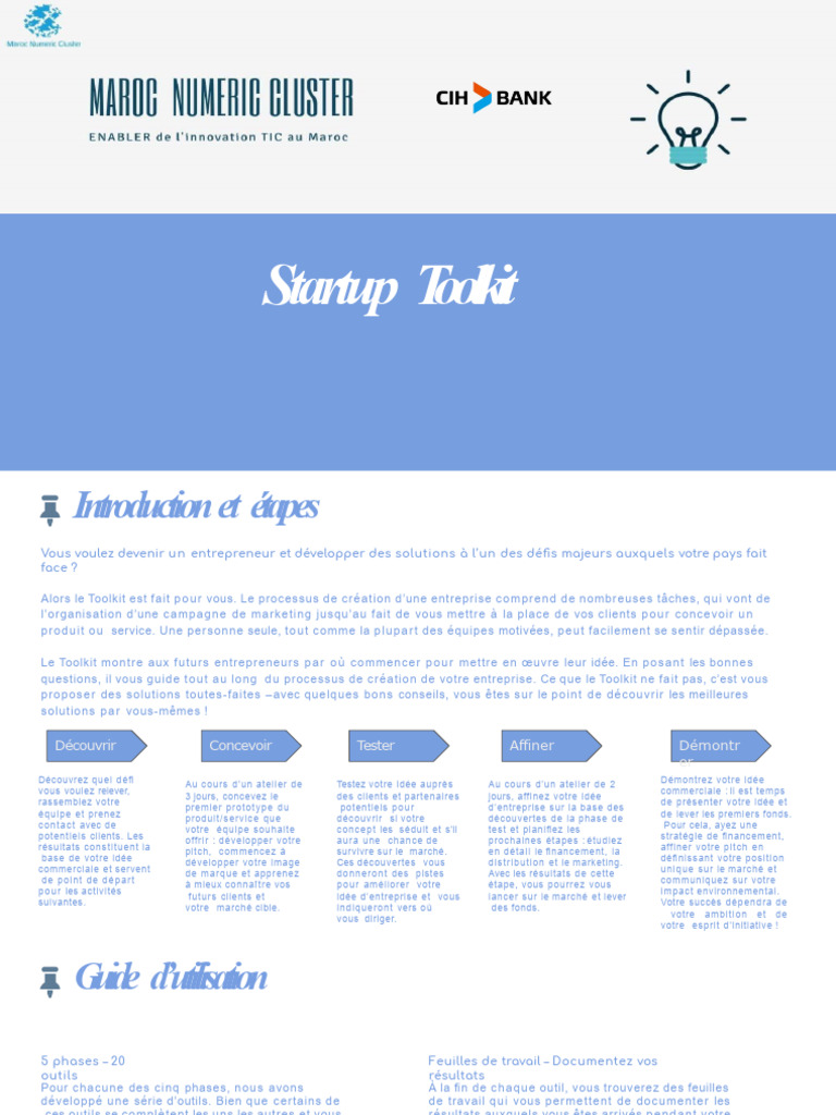 Startup Toolkit 1 Converti | PDF | Empathie | Environnement naturel