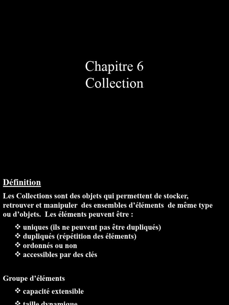 Collection 2022 | PDF | Java (Langage de programmation) | Interface ...