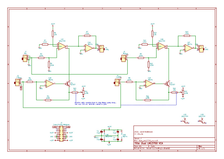 Dual lm13700 Vca | PDF