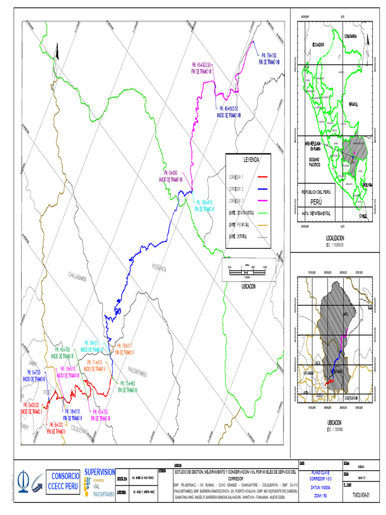 Plano Clave MTC | PDF | Perú