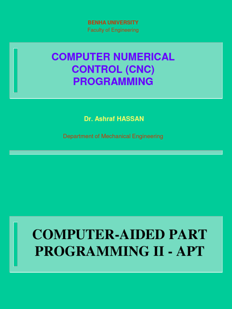 Lec 11 | PDF | Numerical Control | Computer Science