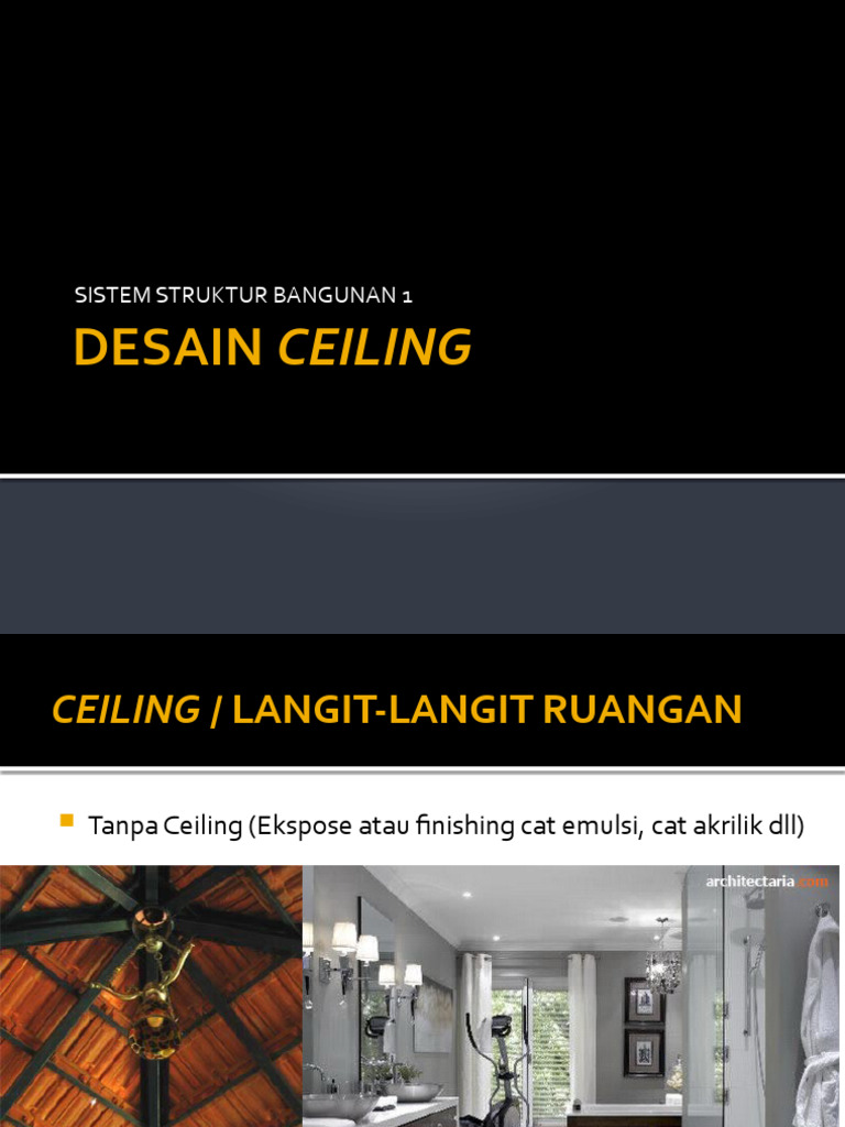 Minggu 11 - Desain Ceiling | PDF