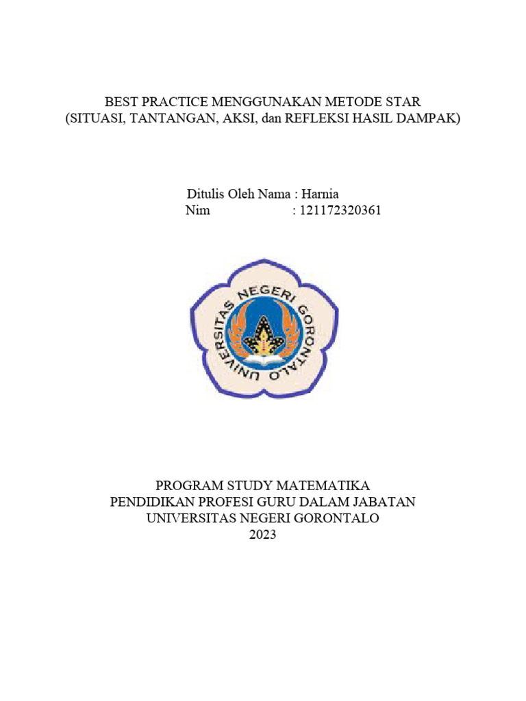 Best Practice Menggunakan Metode Star | PDF | Karier & Perkembangan ...