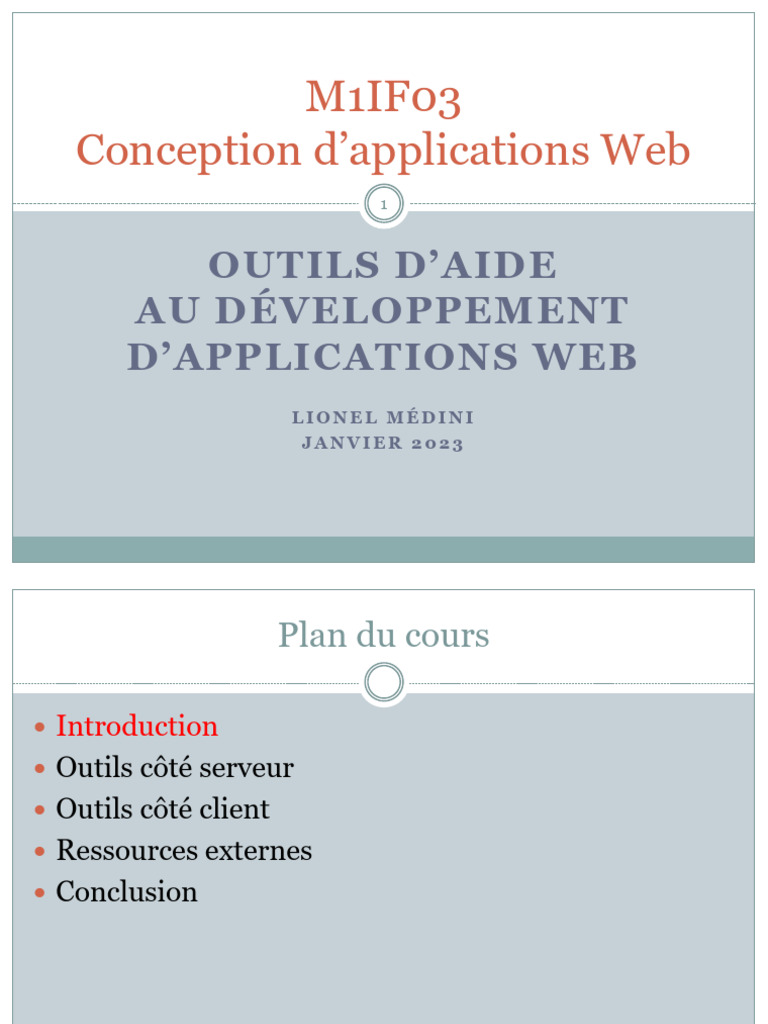 7 Outils | PDF | Modèle-vue-contrôleur | Internet