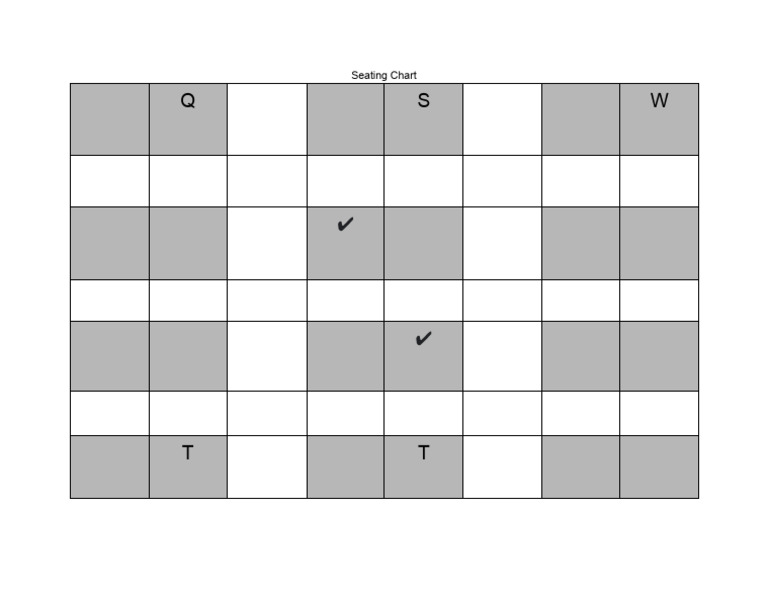 Seating Chart Overview | PDF
