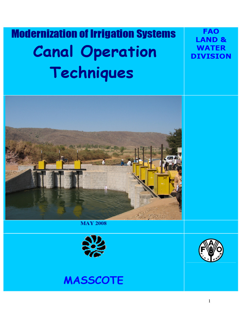 Modernization of Irrigation Systems Canal | PDF | Irrigation | Water