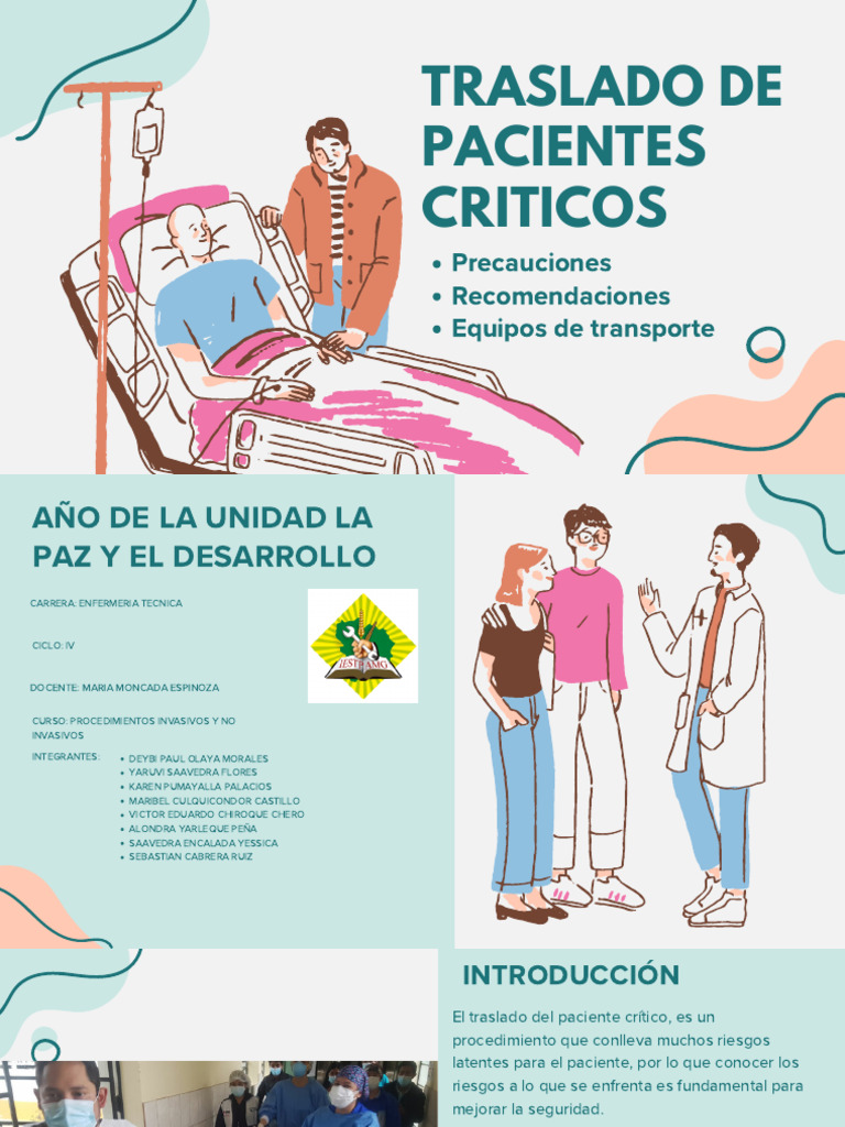 Traslado de Pacientes Criticos | PDF