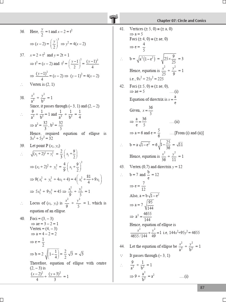 MHT Cet Triumph Maths Mcqs Based On Xi Xii Syllabus MH Board Sol 2 PDF ...