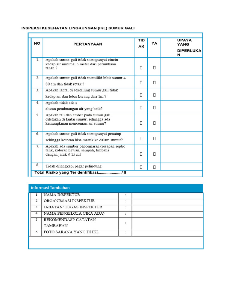 Ikl Sumur Gali | PDF