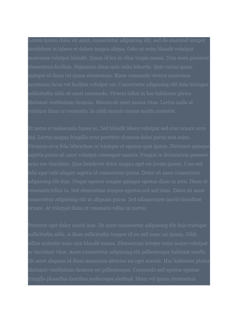 Lorem Ipsum | PDF