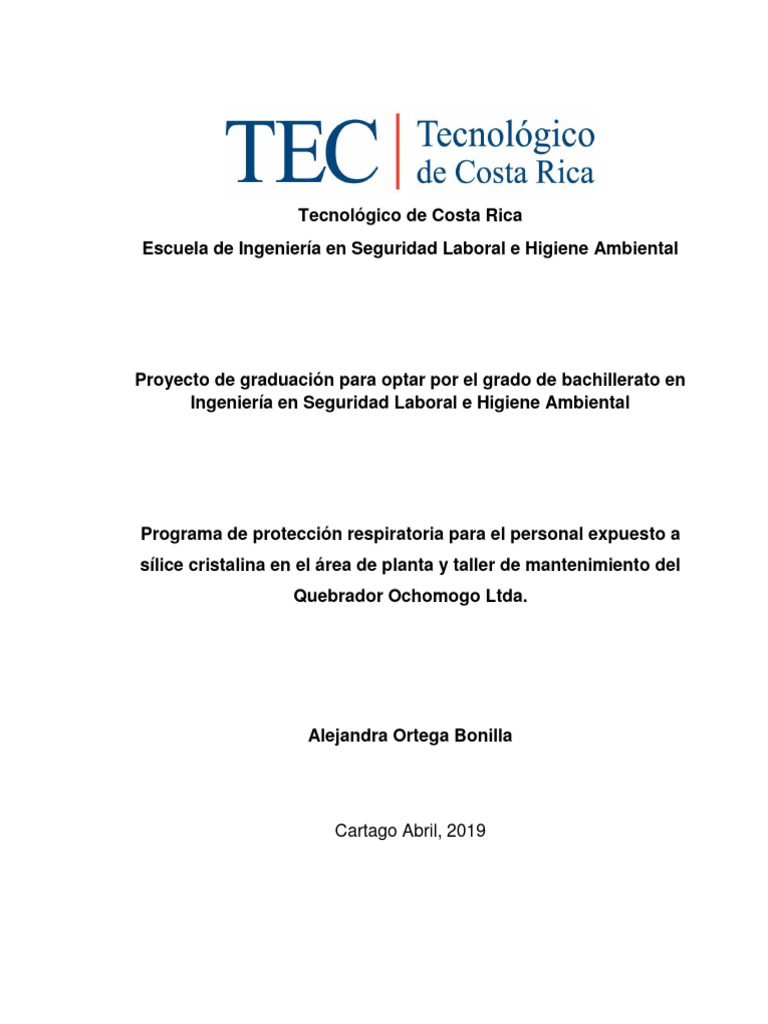 Programa de Protección Respiratoria | PDF Programa de Protección Respiratoria | PDF