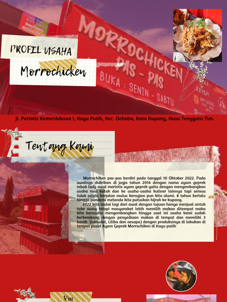 Profil Usaha Morrochicken Kupang | PDF