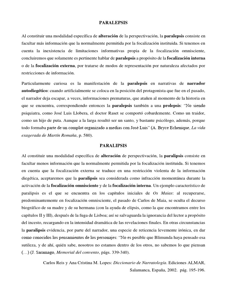 PARALEPSIS | PDF | Ciencias sociales | Filosofía