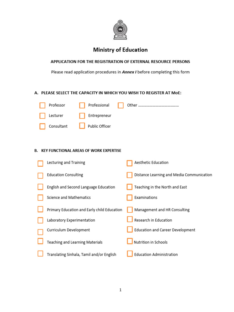 External Resource Application | PDF | Communication