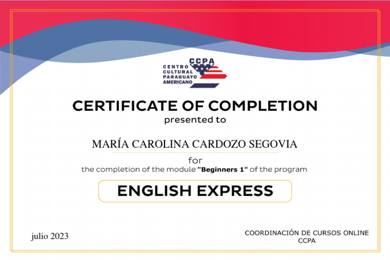 Adult B1 CERTIFICATE | PDF