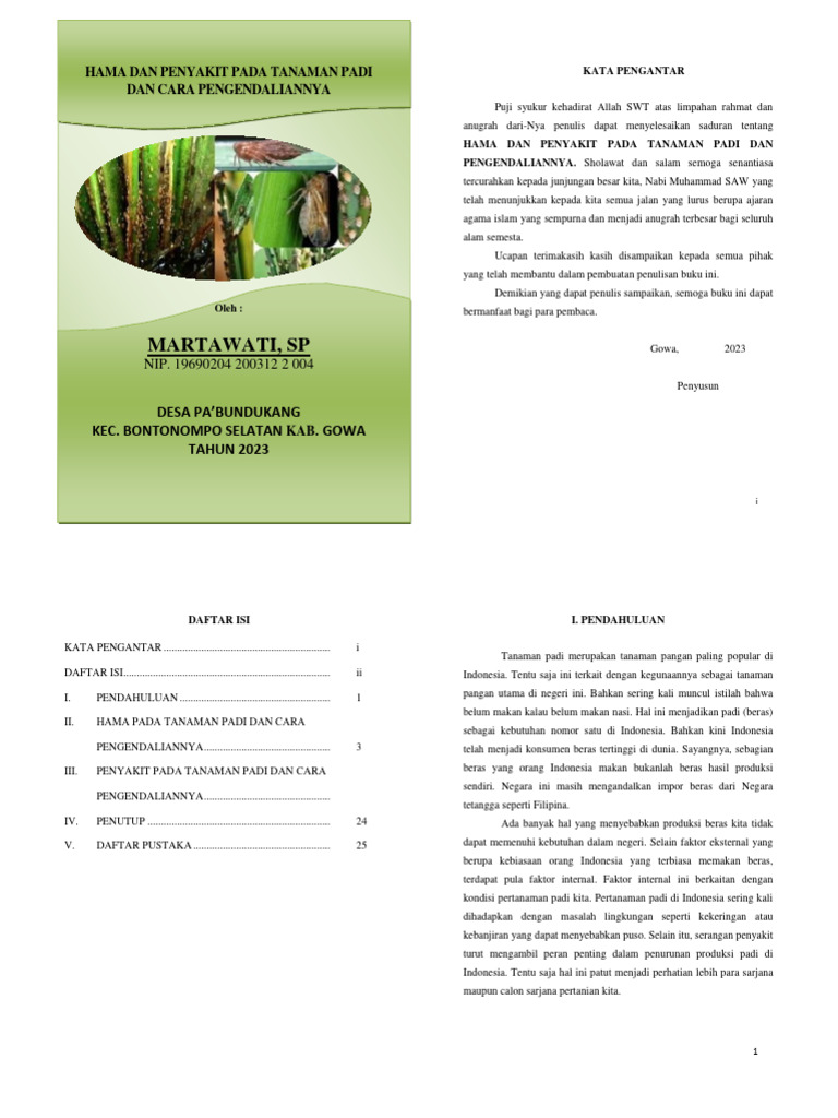 Saduran 1 - Hama Dan Penyakit Pada Tanaman Padi | PDF | Teknologi ...