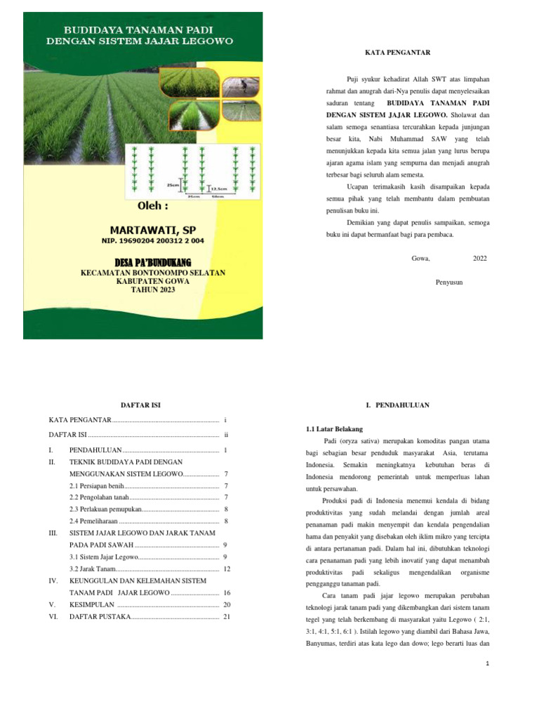 Saduran 3 - Sistem Jajar Legowo | PDF