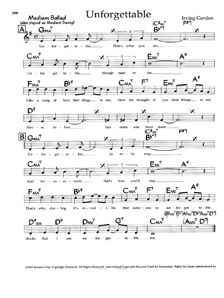 Unforgettable Pdf