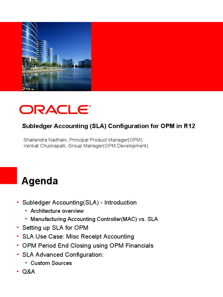 3-10 Subledger Architecture (SLA) Configuration For OPM in R12 - v0.1 | PDF | Inventory | Pl/Sql