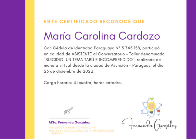 Carolina Cardozo | PDF