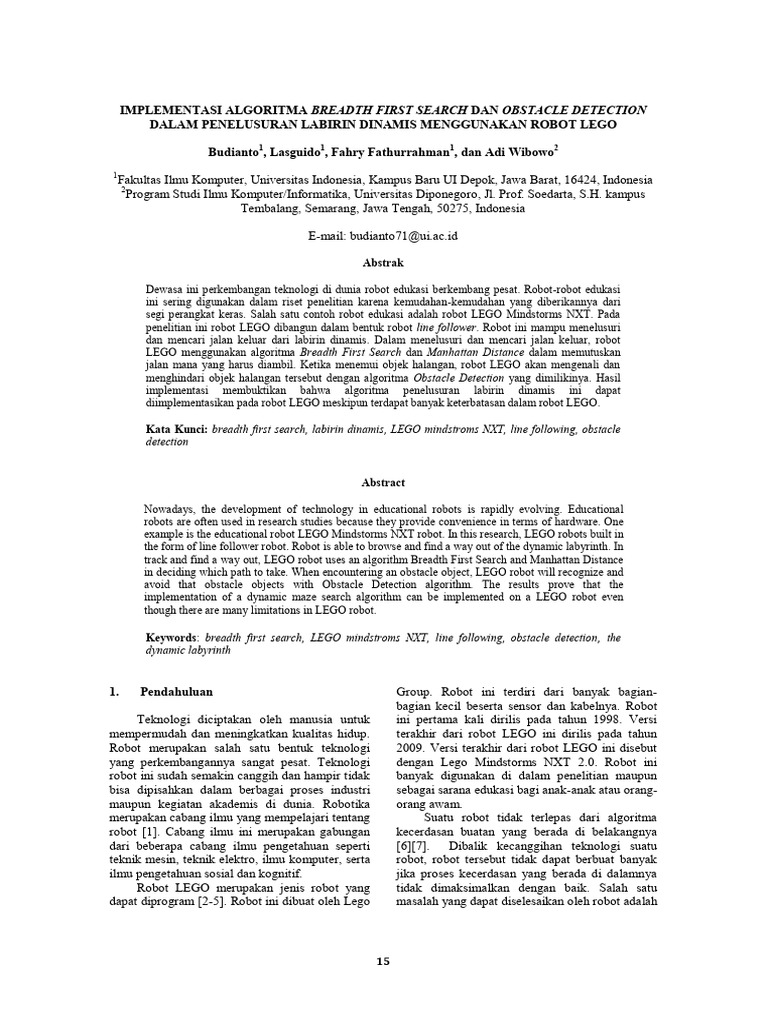 Implementasi Algoritma Breadth First Sea | PDF