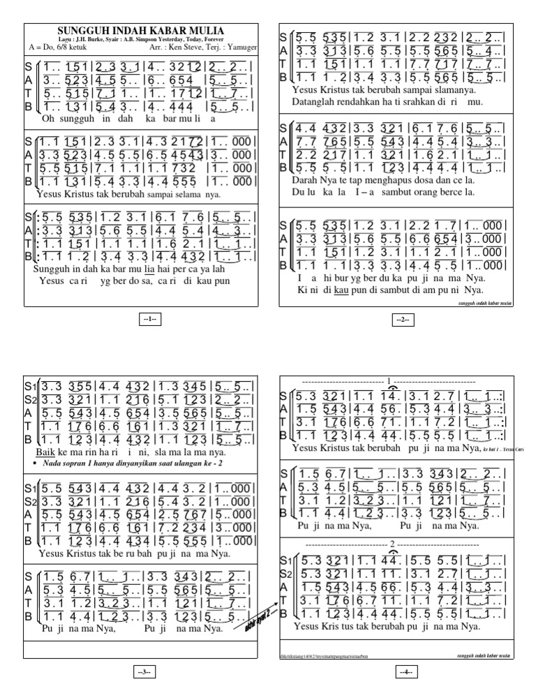 Sungguh Indah Kabar Mulia Ken Steve | PDF