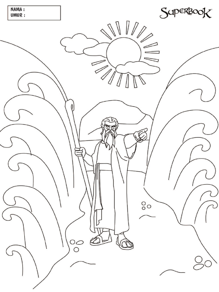 Pola Mewarnai Musa | PDF