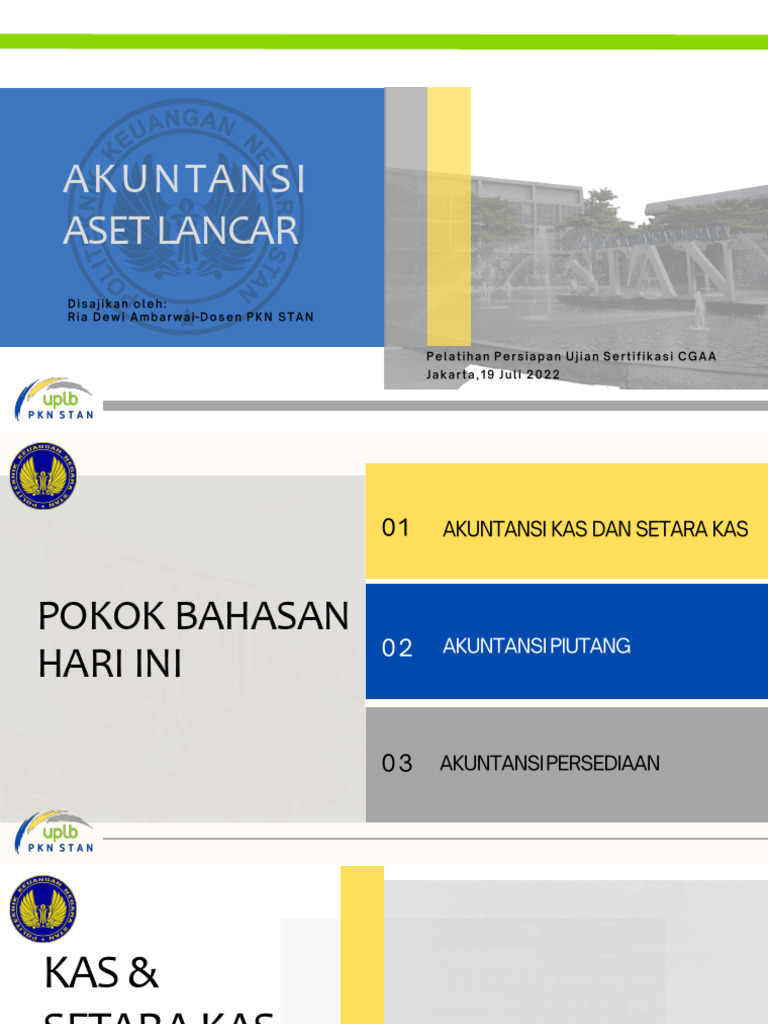 Aset Lancar-Pelatihan Persiapan Sertifikasi CGAA | PDF | Bisnis ...
