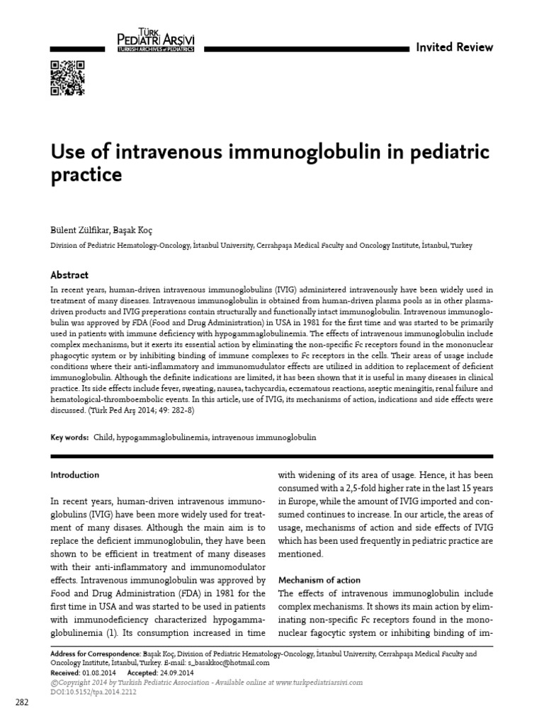 IVIG | PDF | Antibody | Immunoglobulin G