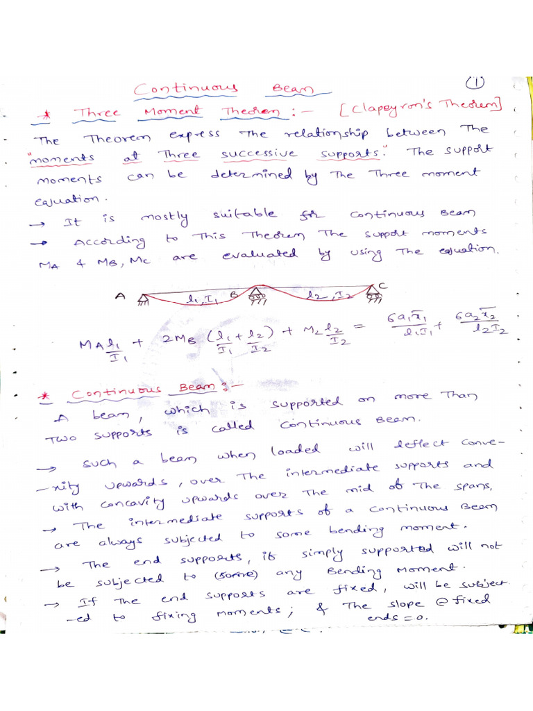 Module 3 Continuous Beams | PDF