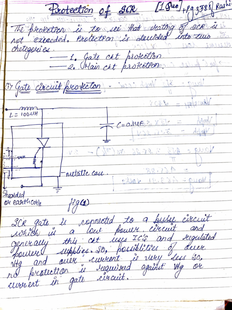 Protection of SCR | PDF