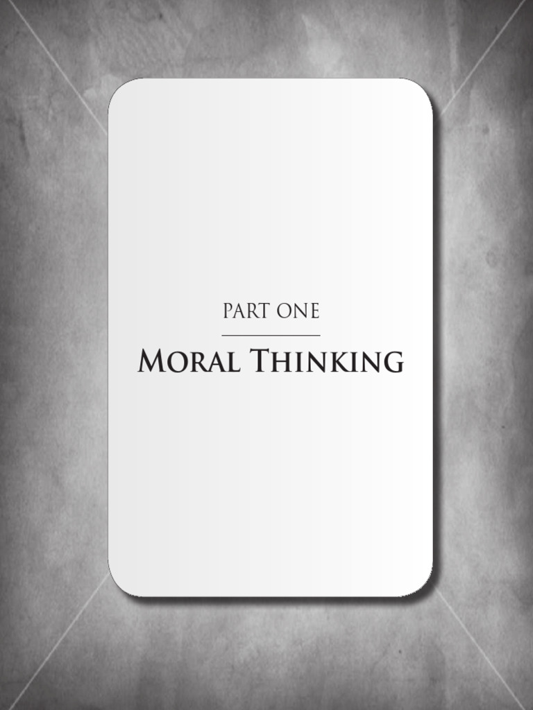 Moral Thinking | PDF | Psychological Egoism | Thomas Hobbes