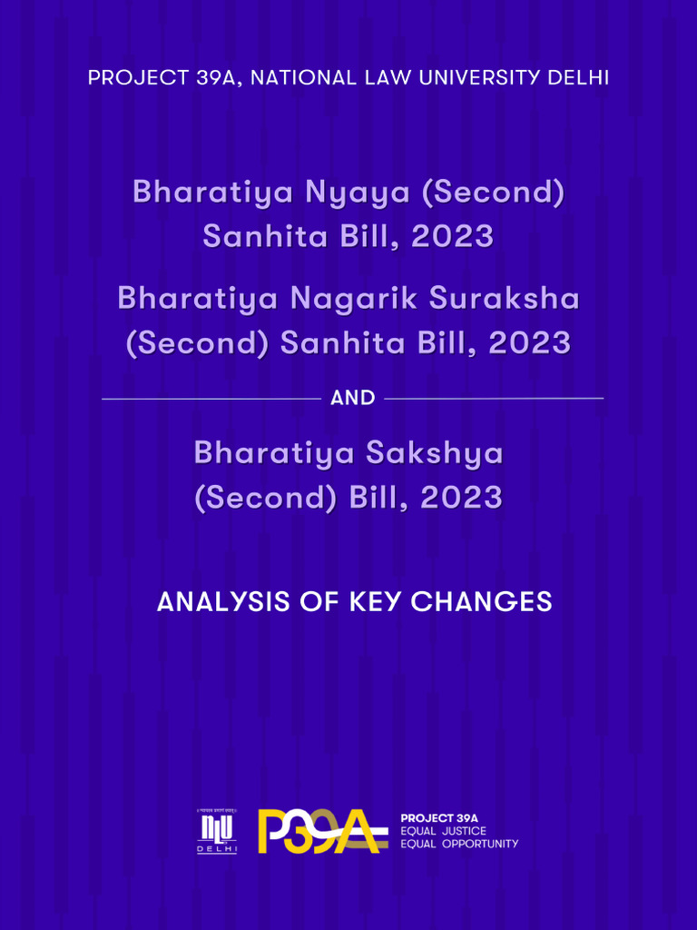 Project 39A New Bills Analysis | PDF | Arrest | Bail