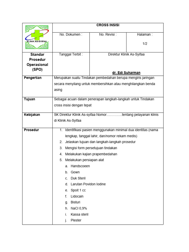 Sop Anastesi Blok Mandibular | PDF | Sains & Matematika