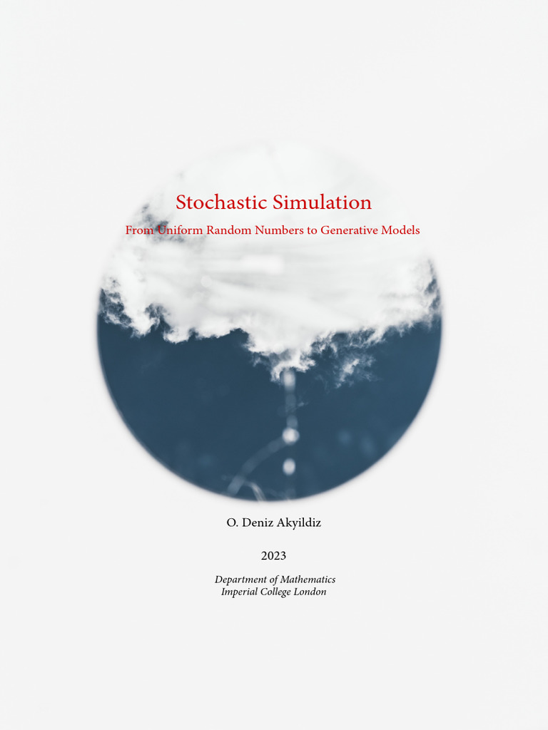 Stochastic Simulation Book Pdf