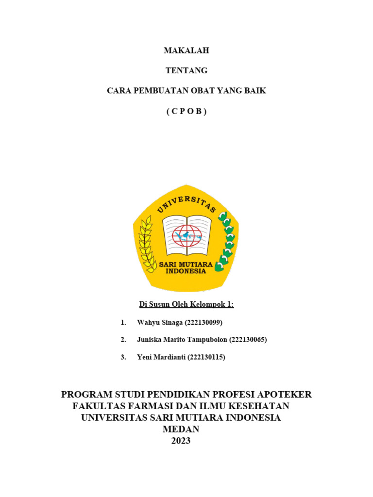 MAKALAH Cpob | PDF