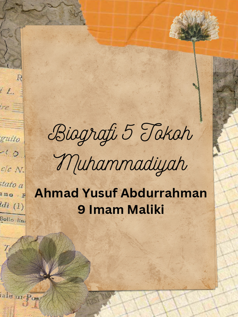 Biografi Tokoh Muhammadiyah | PDF | Agama & Spiritualitas