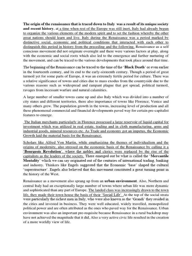 Renaissance | PDF | Humanism | Renaissance Renaissance | PDF | Humanism | Renaissance